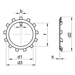 Ametric - Adapter Sleeve Shaft Lock Washers